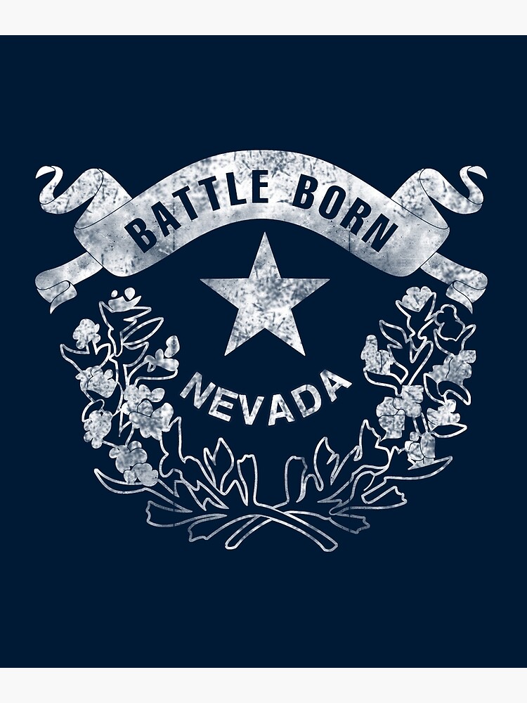 Nevada Battle Born Logo Nevada Wolfpack Battle Born Banner Flag