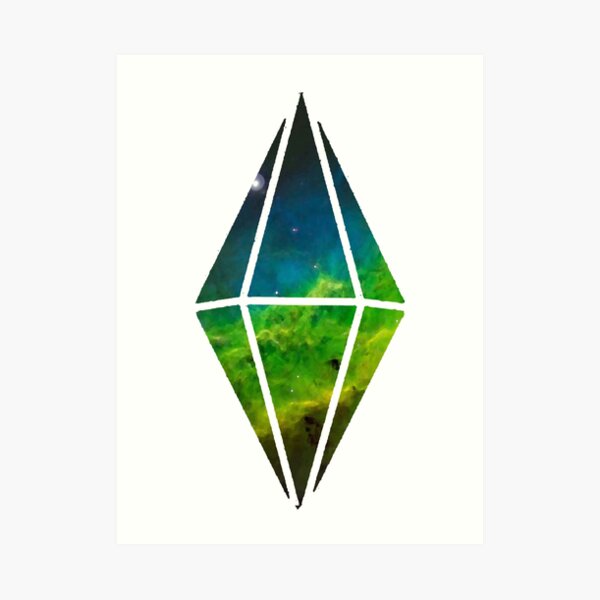 Plumbob Art Prints | Redbubble
