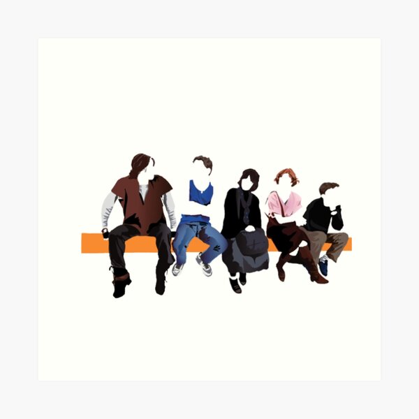 "The Breakfast Club" Art Print by ArtByBeckyM | Redbubble