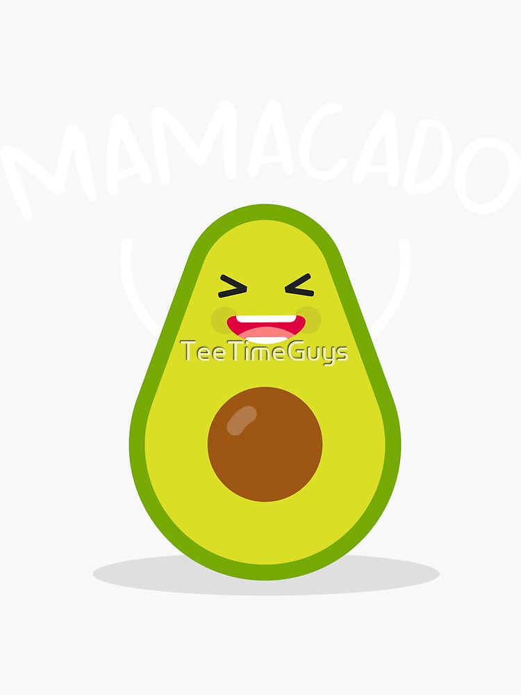 "Mamacado V2" Sticker for Sale by TeeTimeGuys | Redbubble