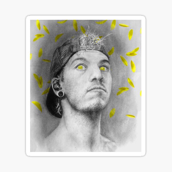 "Josh" Sticker for Sale by ReSurfaced | Redbubble