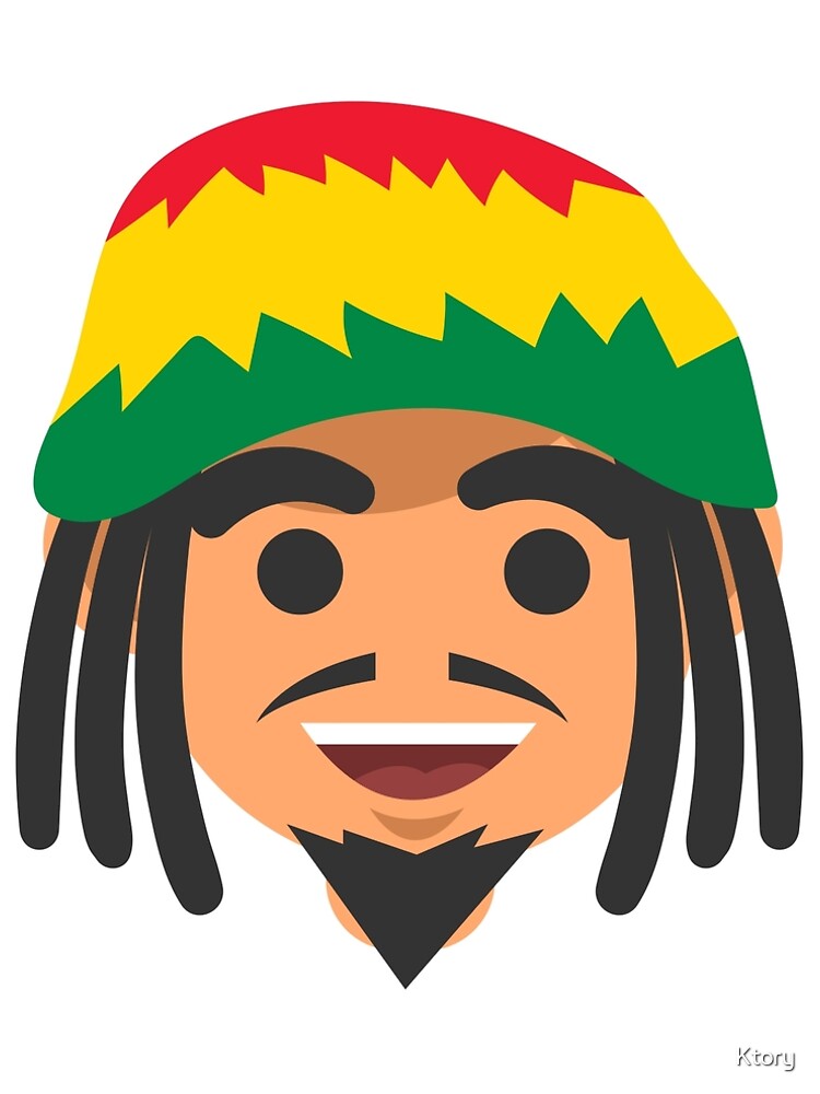 "Dreadlock hair t-shirt rasta dreadlocks emoji t-shirt jamaican t-shirt ...