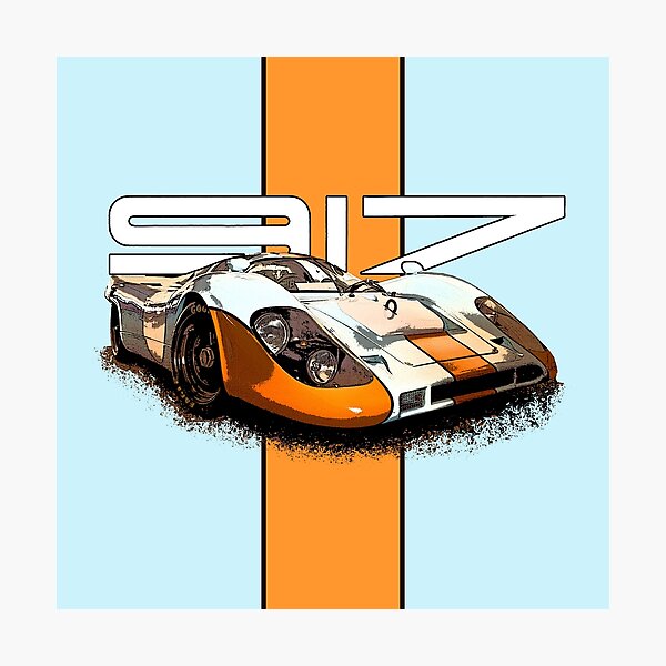 Gulf Porsche 917 Wall Art | Redbubble
