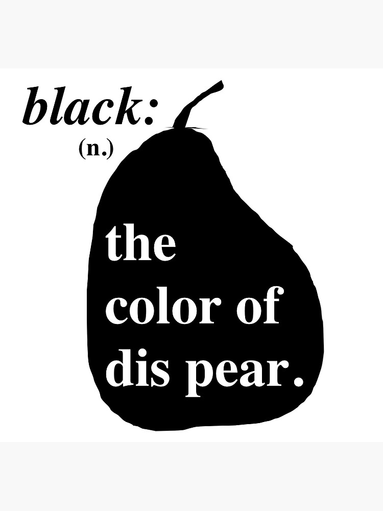 "The Color of Dis Pear" Sticker for Sale by exTarkheena | Redbubble
