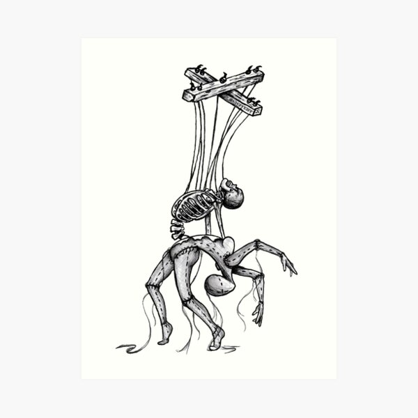"PUPPET MASTER" Art Print for Sale by nicpfeiff | Redbubble