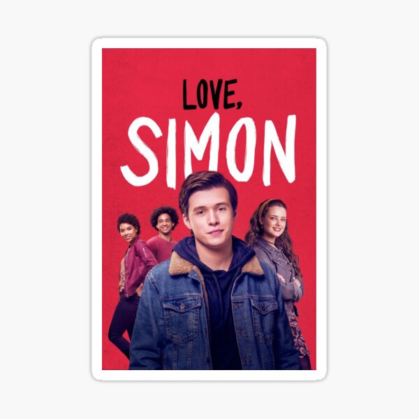"Love, Simon" Sticker by charliejewell | Redbubble