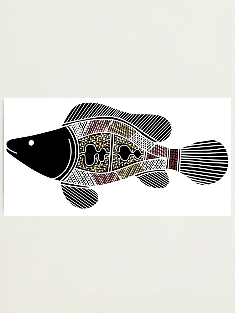 "Authentic Aboriginal Art - Fish" Photographic Print by HogarthArts ...