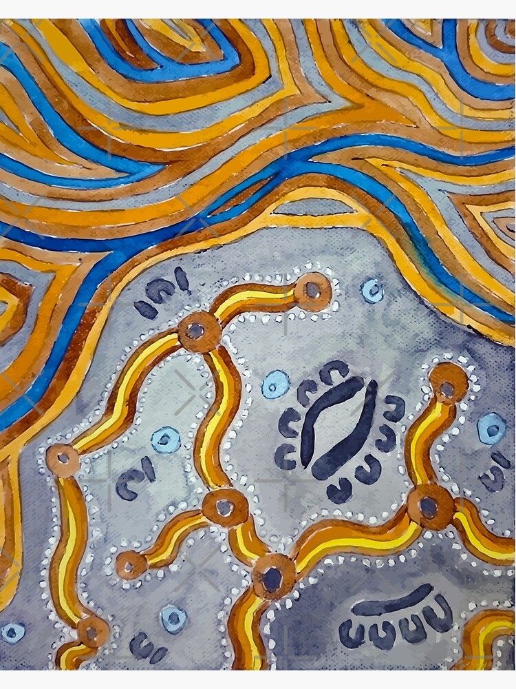 "Authentic Aboriginal Art - Lines " Framed Art Print for Sale by ...