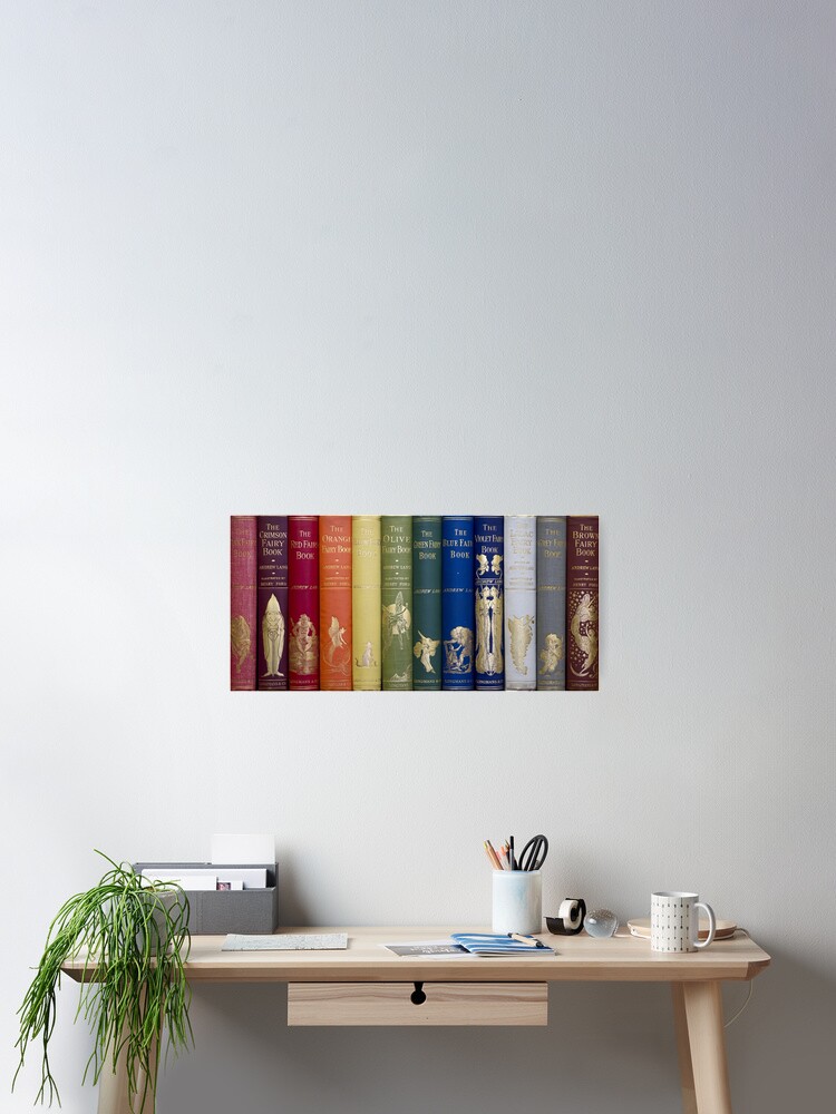 "Fairy tale books" Poster for Sale by myatticstudio | Redbubble