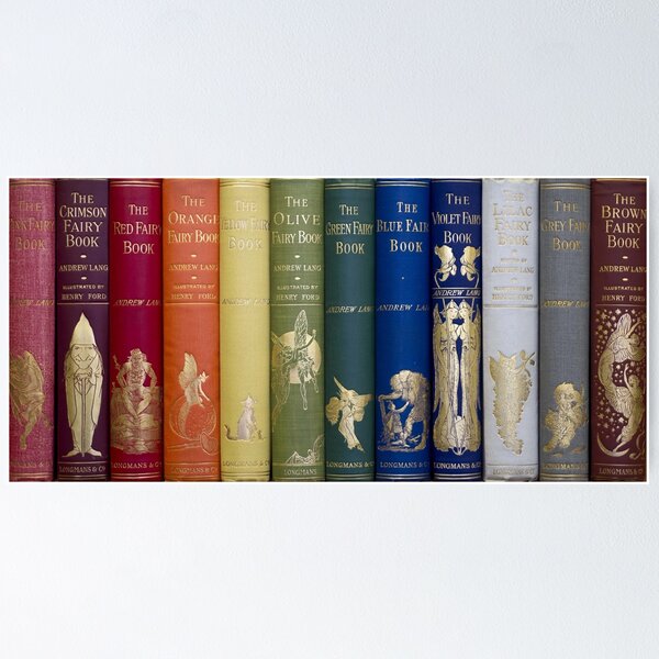 "Fairy tale books" Poster for Sale by myatticstudio | Redbubble