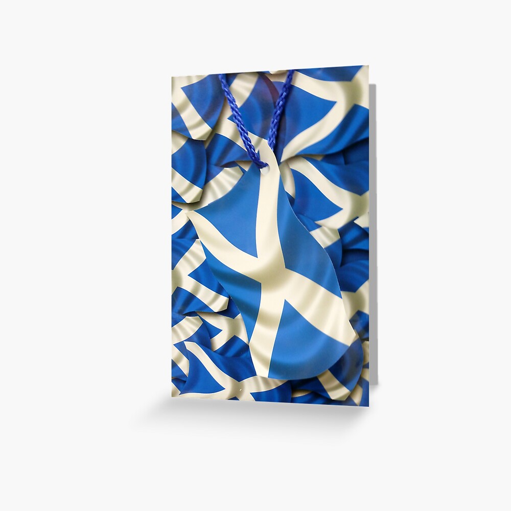 "Scottish Saltire Greetings" Greeting Card by angel1 | Redbubble