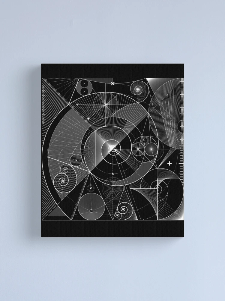 Fibonacci Sequence Sacred Geometry Art