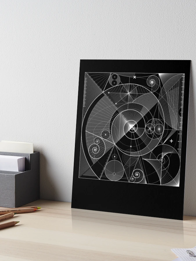 Fibonacci Sequence Sacred Geometry Art