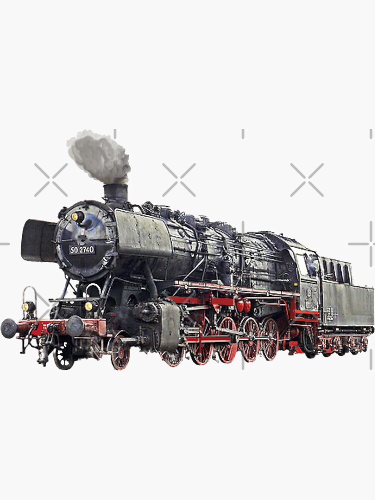 "Steam Train" Sticker for Sale by roggcar | Redbubble