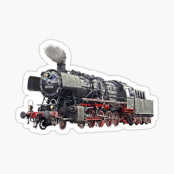 "Steam Train" Sticker for Sale by roggcar | Redbubble