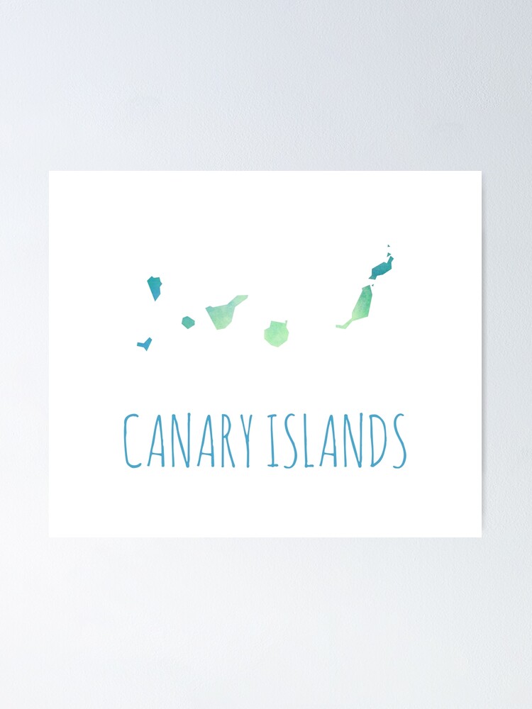 "Canary Islands" Poster by Motivburg | Redbubble