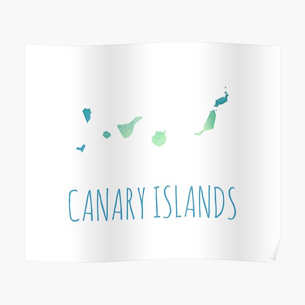 "Canary Islands" Poster by Motivburg | Redbubble