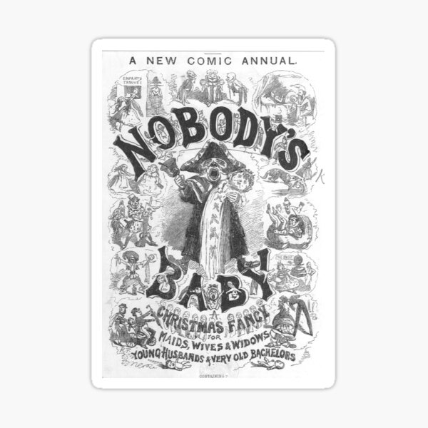 "Nobodys Baby: A Beautiful Hand Drawn Design - Original Artwork 1800s ...