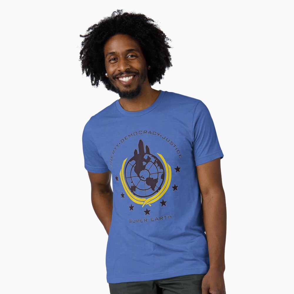 "SUPER EARTH HELLDIVERS T-SHIRT" Essential T-Shirt by CherokeeSalzman ...