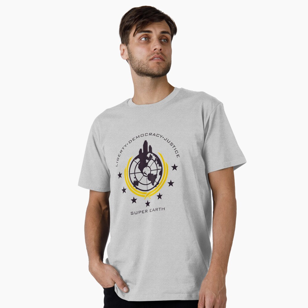 "SUPER EARTH HELLDIVERS T-SHIRT" Essential T-Shirt by CherokeeSalzman ...