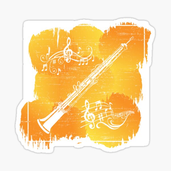 "Clarinet" Sticker for Sale by S-p-a-c-e | Redbubble