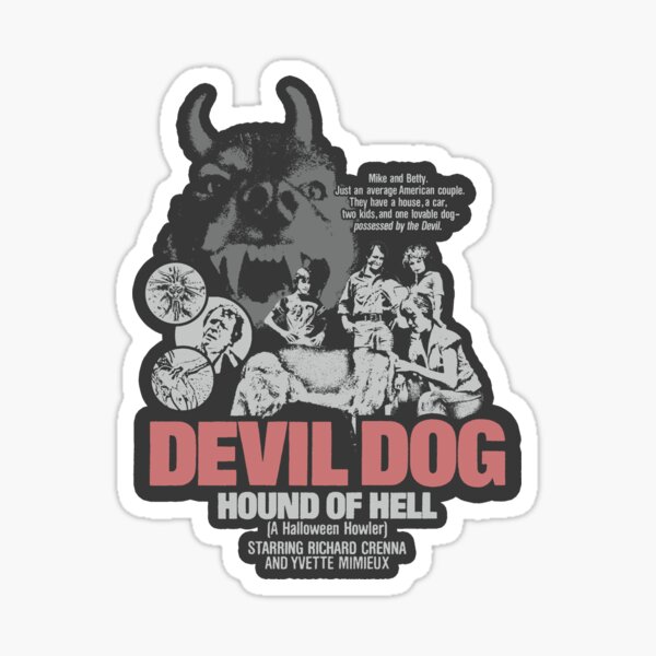 Devil Dog Stickers | Redbubble