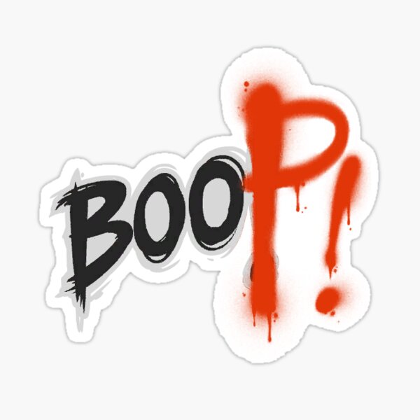 "BooP!" Sticker for Sale by catgardens | Redbubble