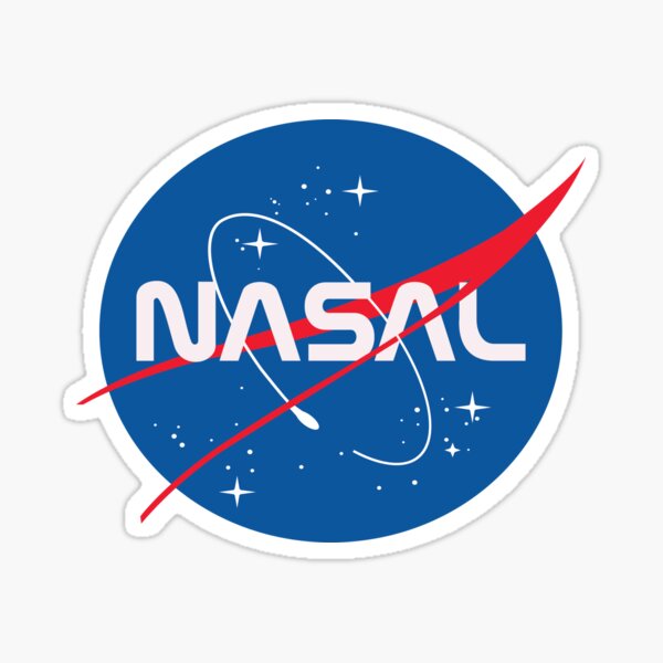 "Nasa Shirt... - Nasal - " Sticker for Sale by Taloos | Redbubble
