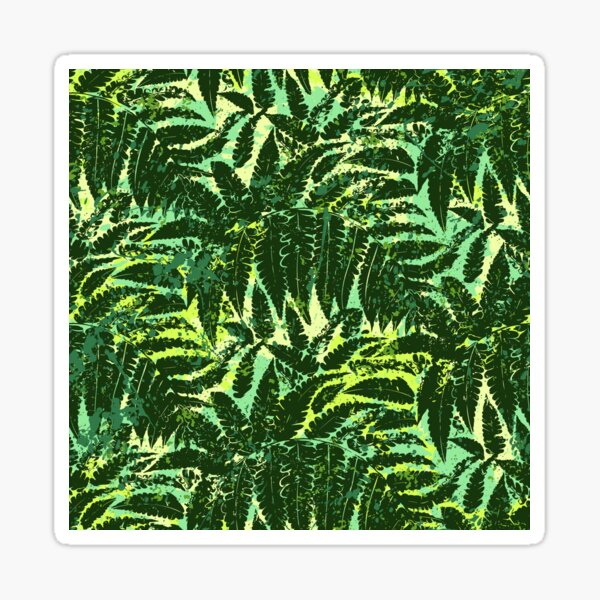 "Green tropical jungle" Sticker for Sale by tukkki | Redbubble