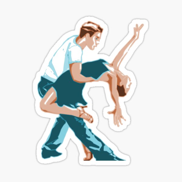 "Salsa Dancers" Sticker for Sale by Reethes | Redbubble