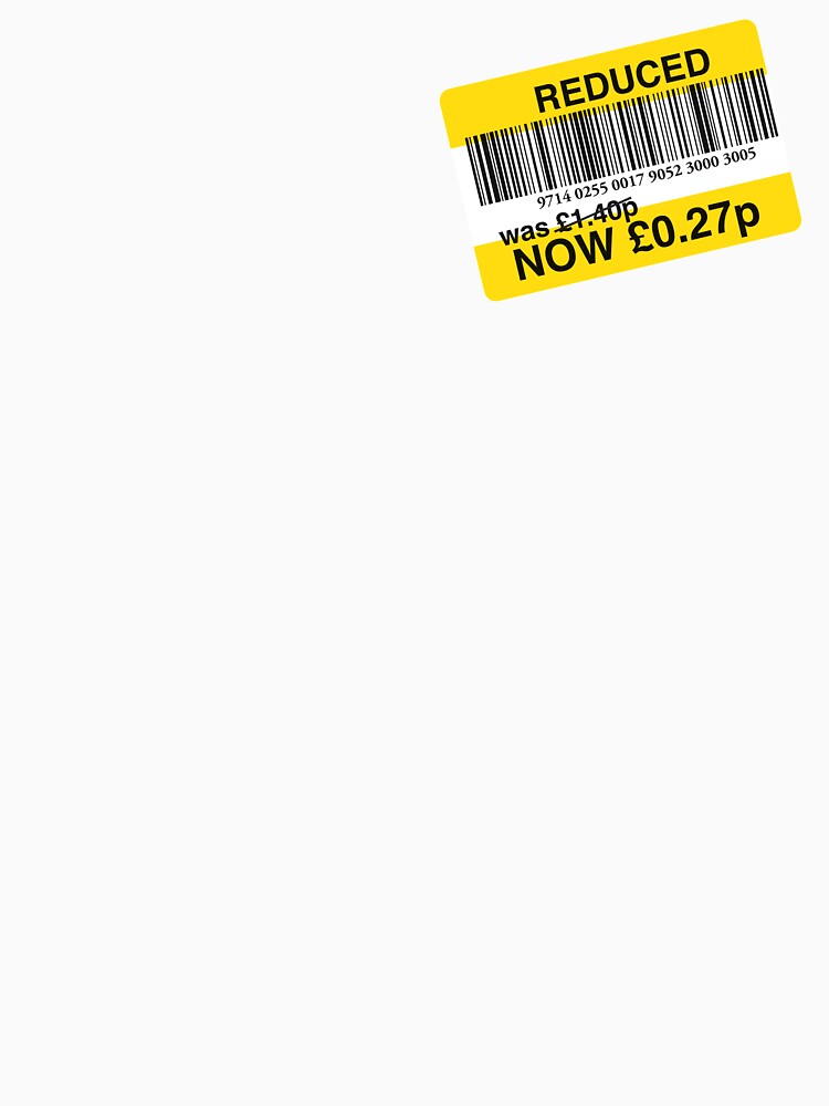 "Tesco Reduced Yellow Sticker - Grab a bargain" Essential T-Shirt for ...