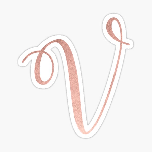 Letter V Stickers | Redbubble