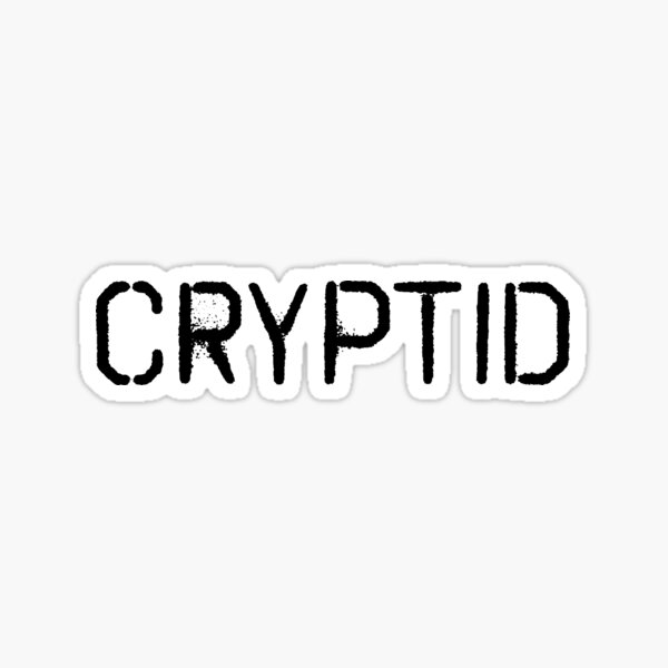 Cryptid" Sticker by charthann | Redbubble