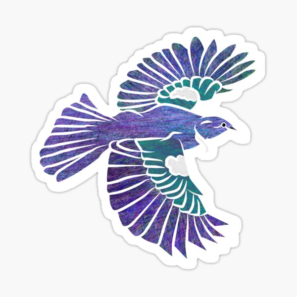 Tui Bird Stickers | Redbubble