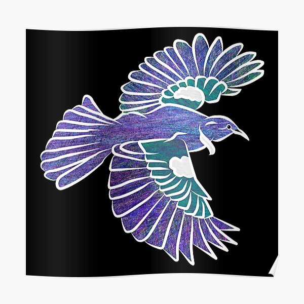 "Tui" Poster for Sale by piedaydesigns | Redbubble