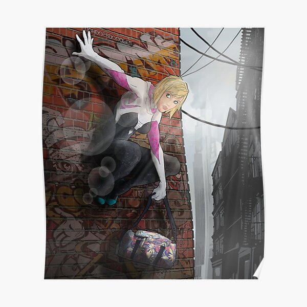 "Spider-Gwen" Poster for Sale by DonDoesDoodles | Redbubble