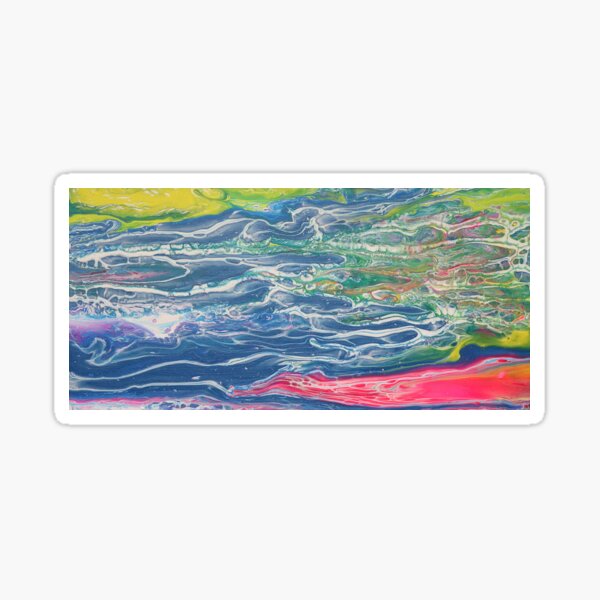 "Let It Flow" Sticker for Sale by LINAJAMISON | Redbubble