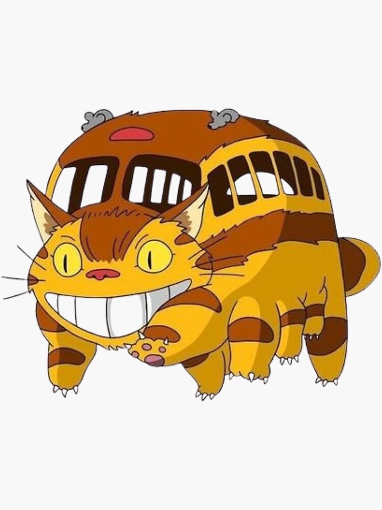 "funny cat bus" Sticker for Sale by Kaloren95 | Redbubble