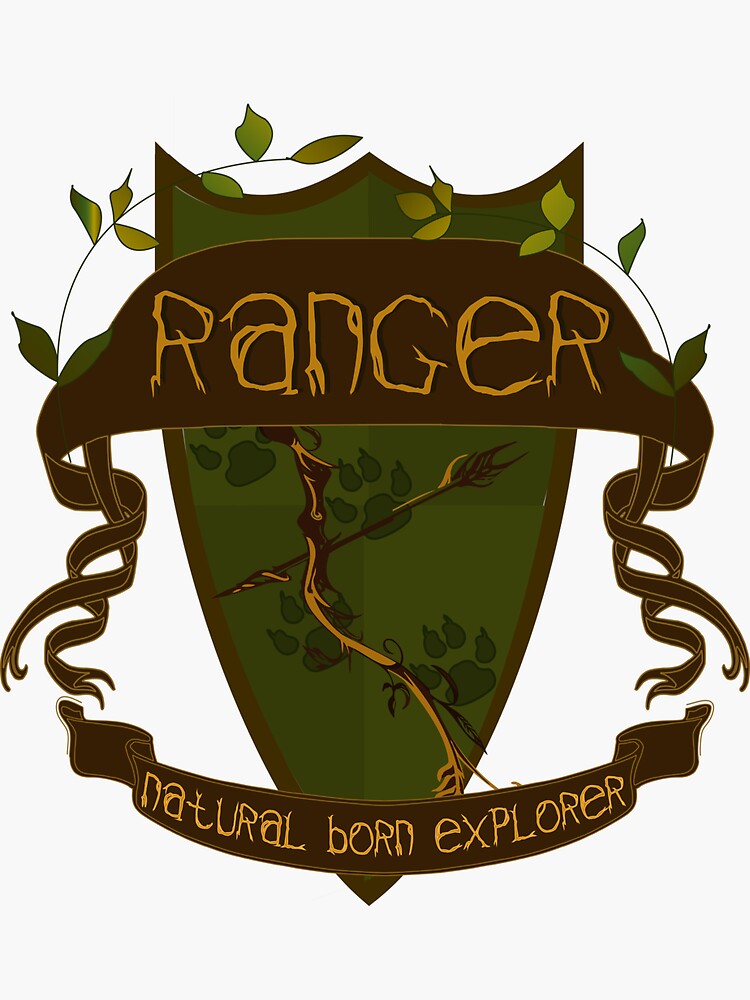 "Dungeons and Dragons Class: Ranger Crest" Sticker for Sale by grace-in ...