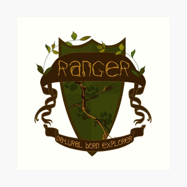 "Dungeons and Dragons Class: Ranger Crest" Art Print by grace-in-space ...