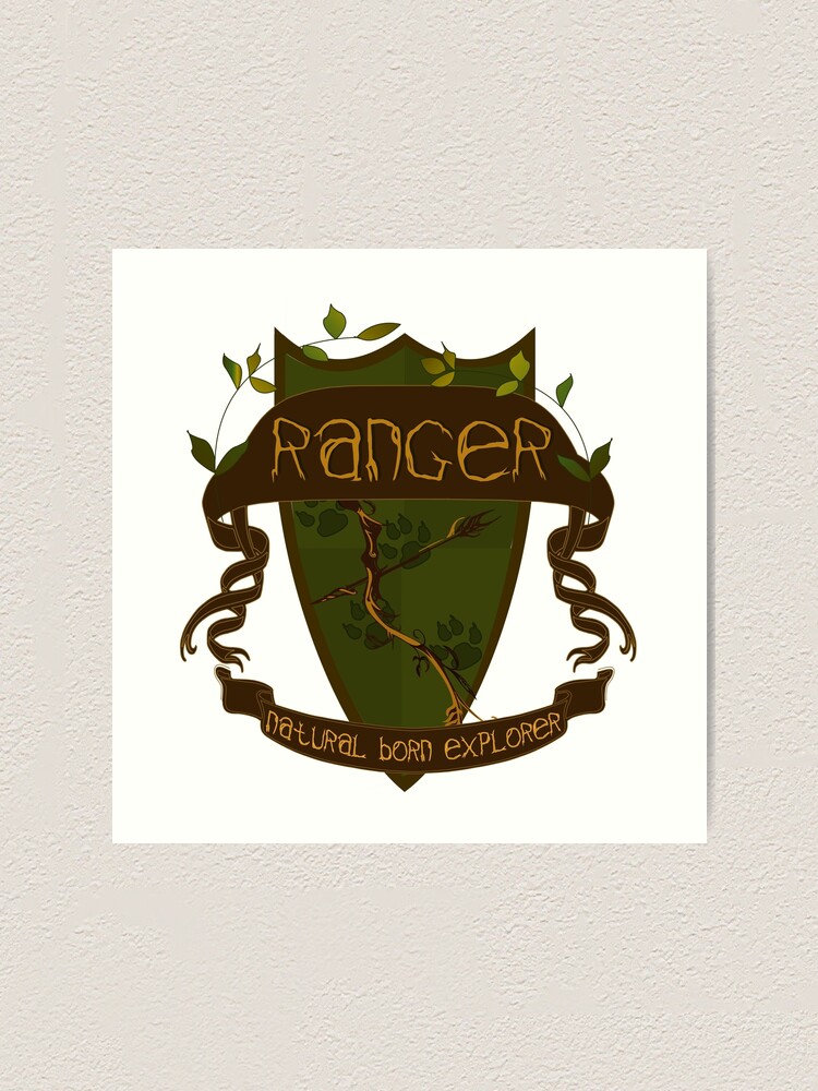 "Dungeons and Dragons Class: Ranger Crest" Art Print by grace-in-space ...