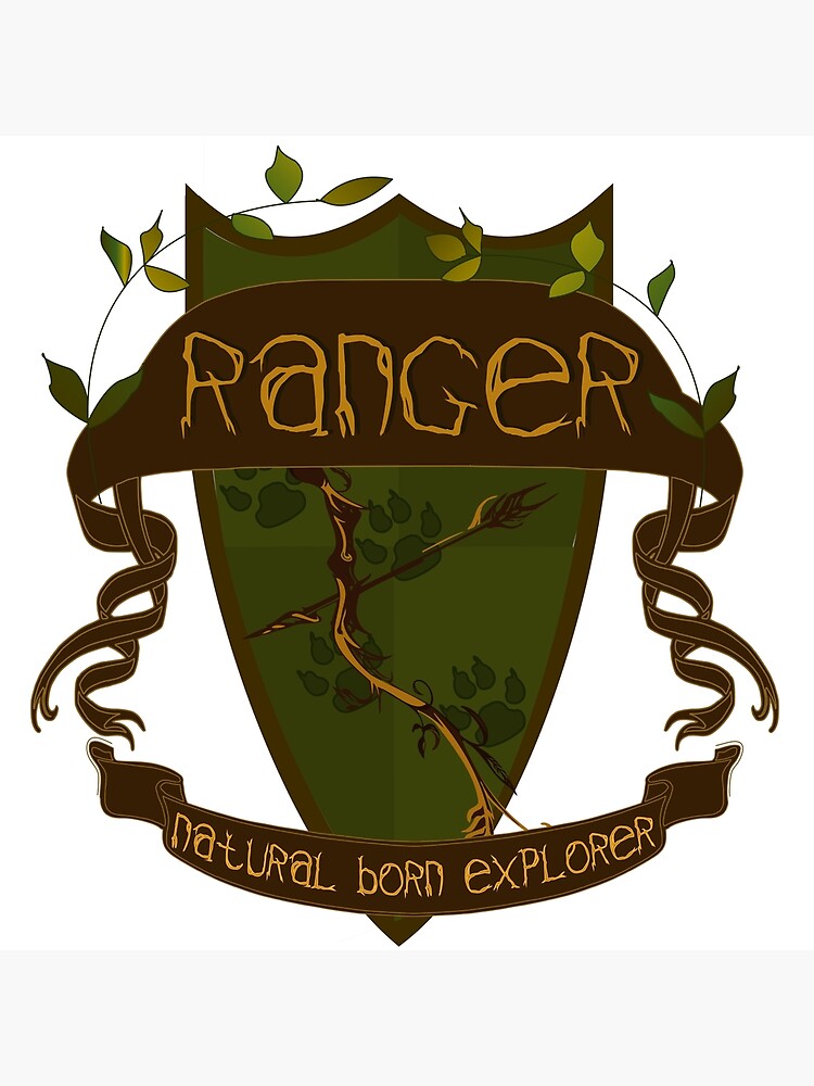 "Dungeons and Dragons Class: Ranger Crest" Art Print by grace-in-space ...