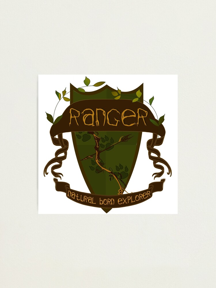 "Dungeons and Dragons Class: Ranger Crest" Photographic Print by grace ...