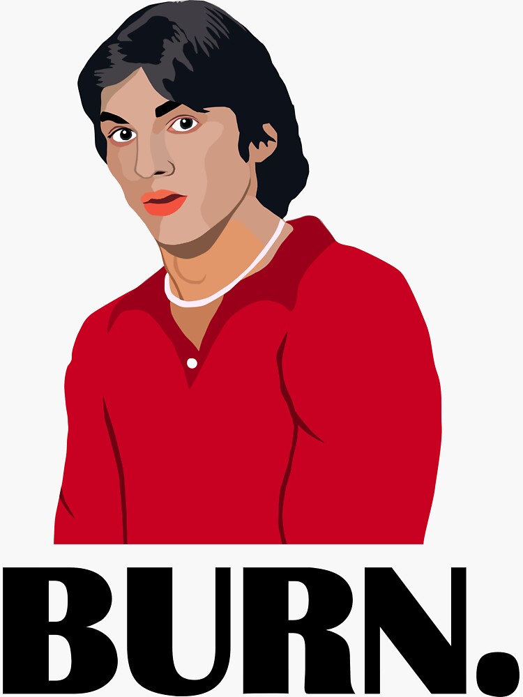 "Michael Kelso - BURN. - That 70's Show" Sticker for Sale by KidClutch ...