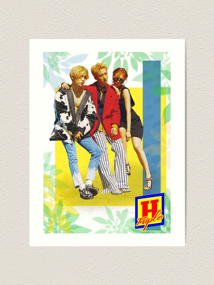 "KPOP Triple H ( Hyuna, Hui, Edawn ) Poster " Art Print by KpopTokens ...