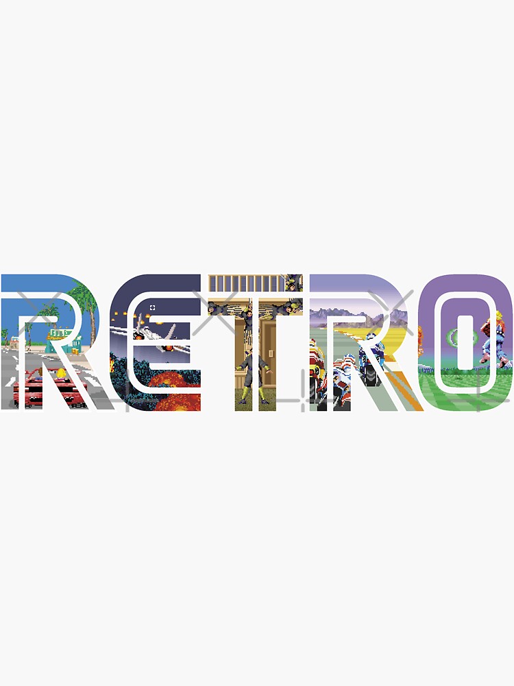"Retro Gaming" Sticker for Sale by CallingAllNerds | Redbubble