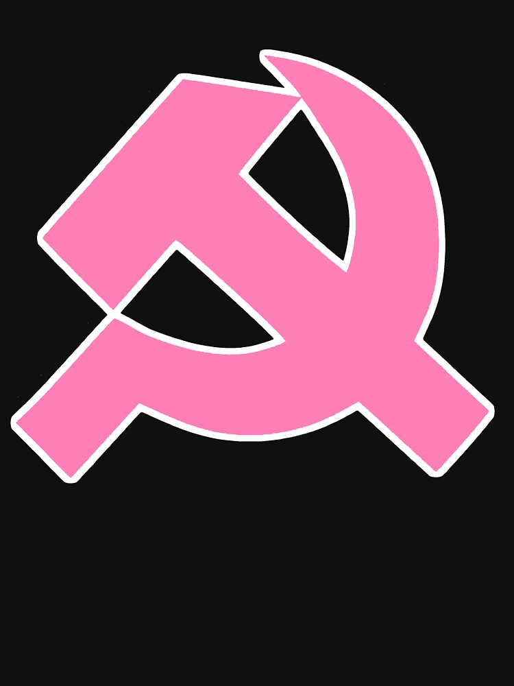 "Primitive Pink Hammer and Sickle Soviet Union" T-shirt by ...