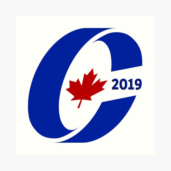 "Conservative Party of Canada 2019 Logo" Art Print by Spacestuffplus ...