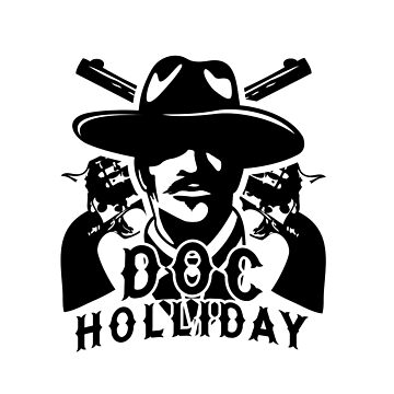 "Doc Holiday " Sticker for Sale by coltonbarry | Redbubble