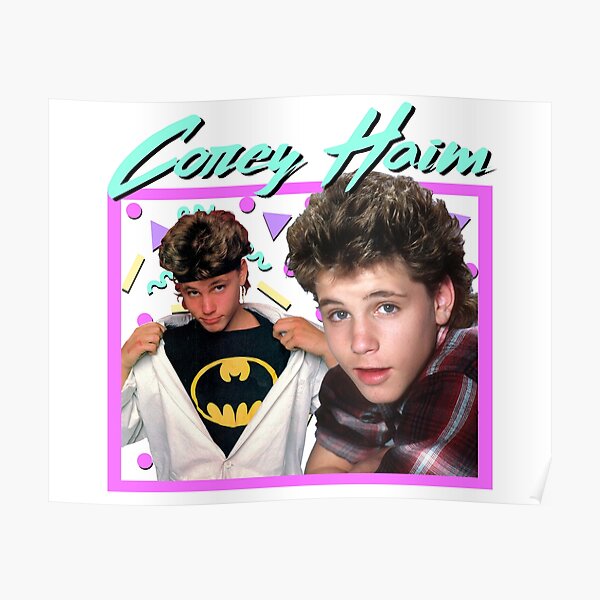 "80s Icon Corey Haim" Poster for Sale by ellentwd | Redbubble